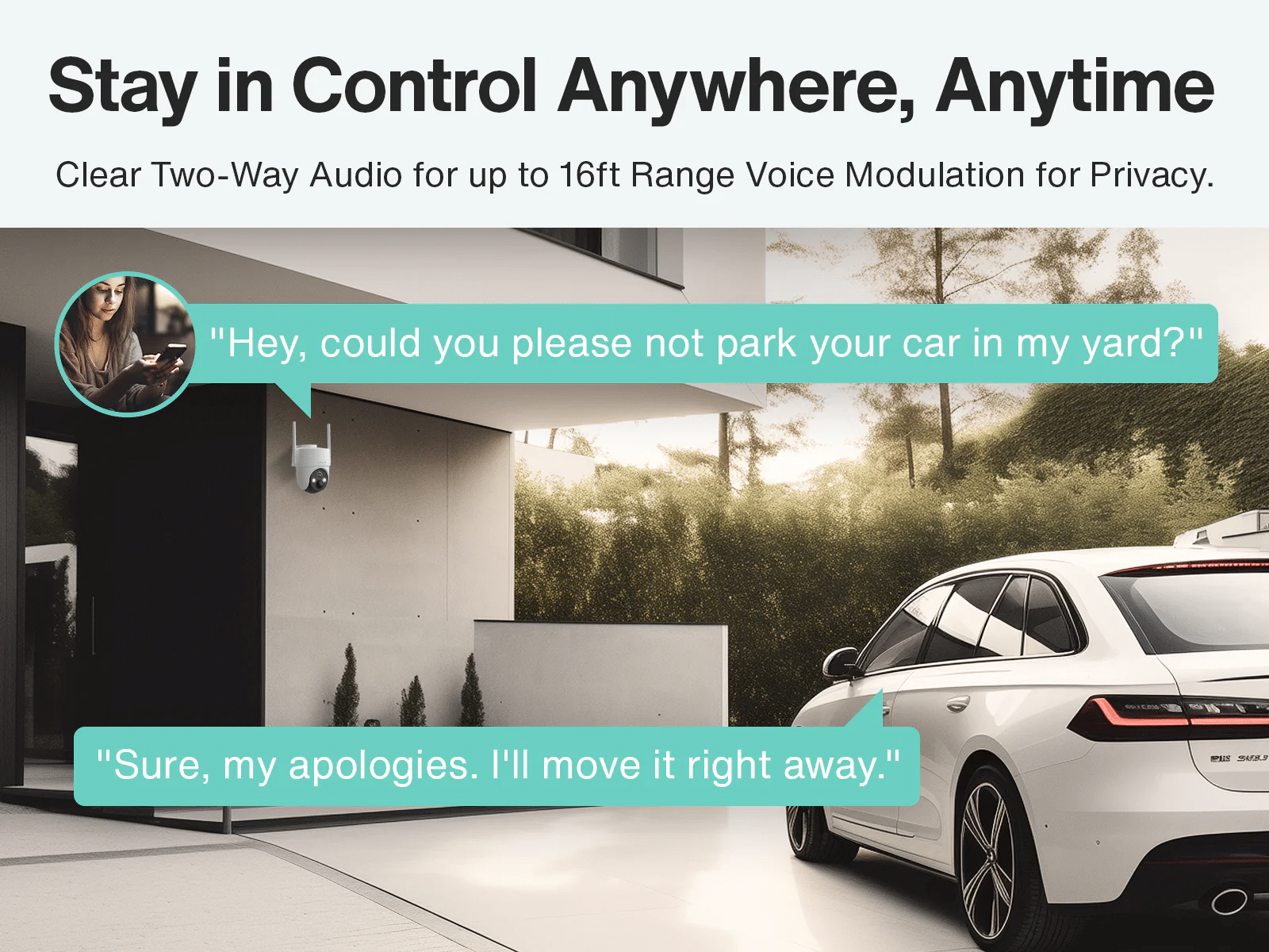 Botslab PT Battery Wi-Fi Camera W313 - Botslab